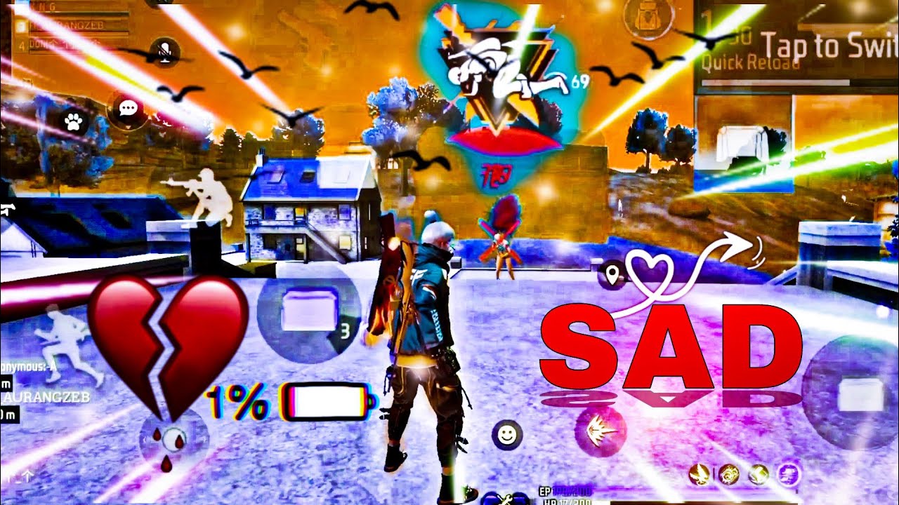 Free fire sad heart💖touching status ||free fire sad status mood off ...