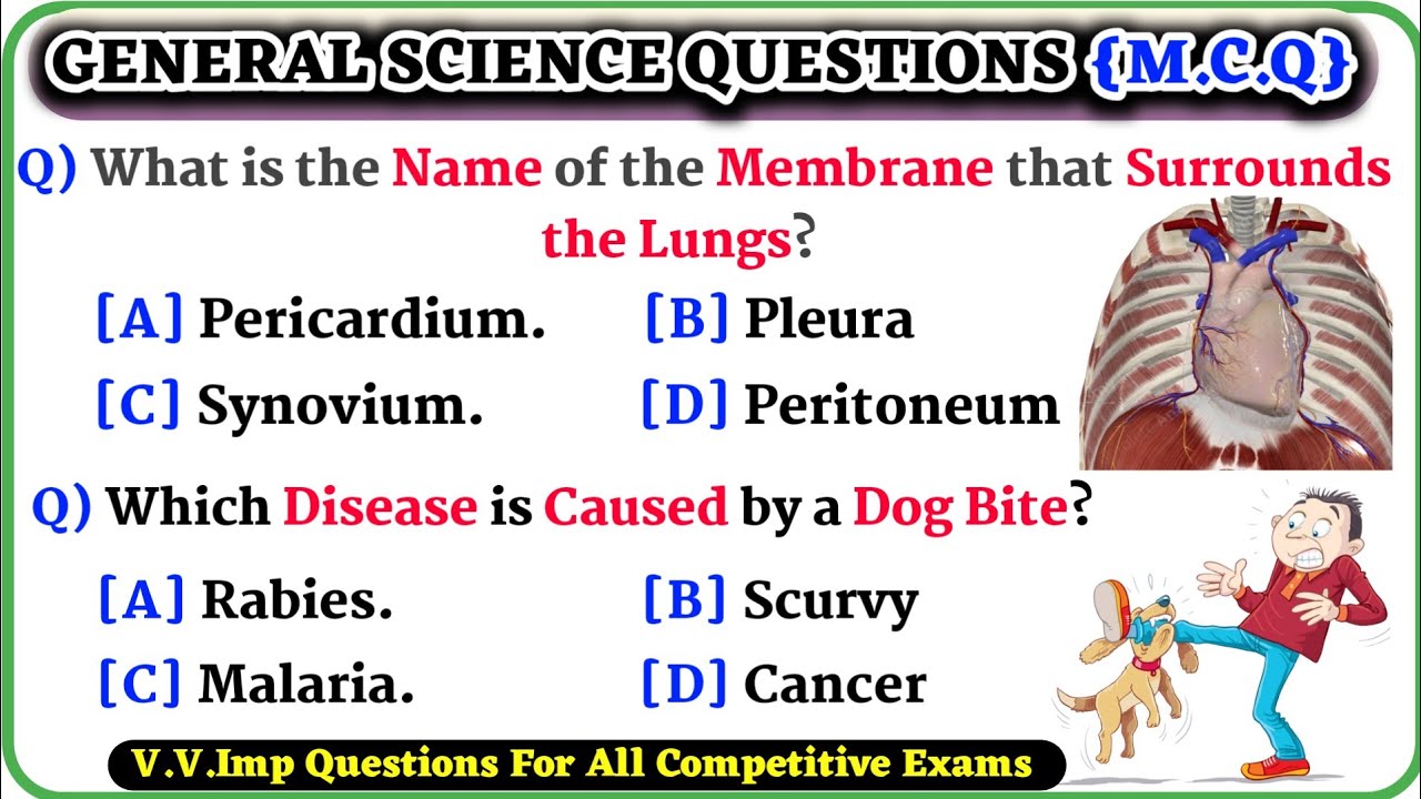 General Science Questions ll General Science Multiple Choice Question ...
