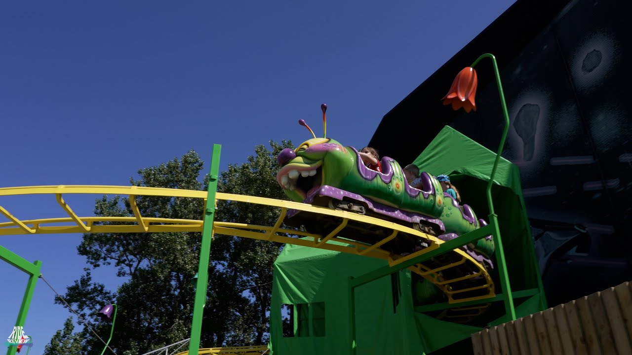 Caterpillar Coaster - POV - Brean Theme Park - D.P.V. Rides ...