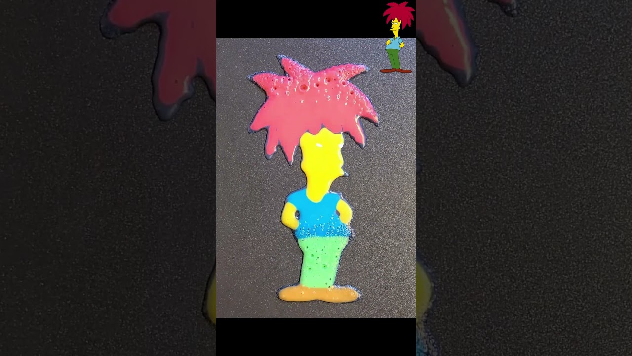 The Simpsons Pancake Art Challenge - Nelson Muntz, Sideshow Bob, Homer ...