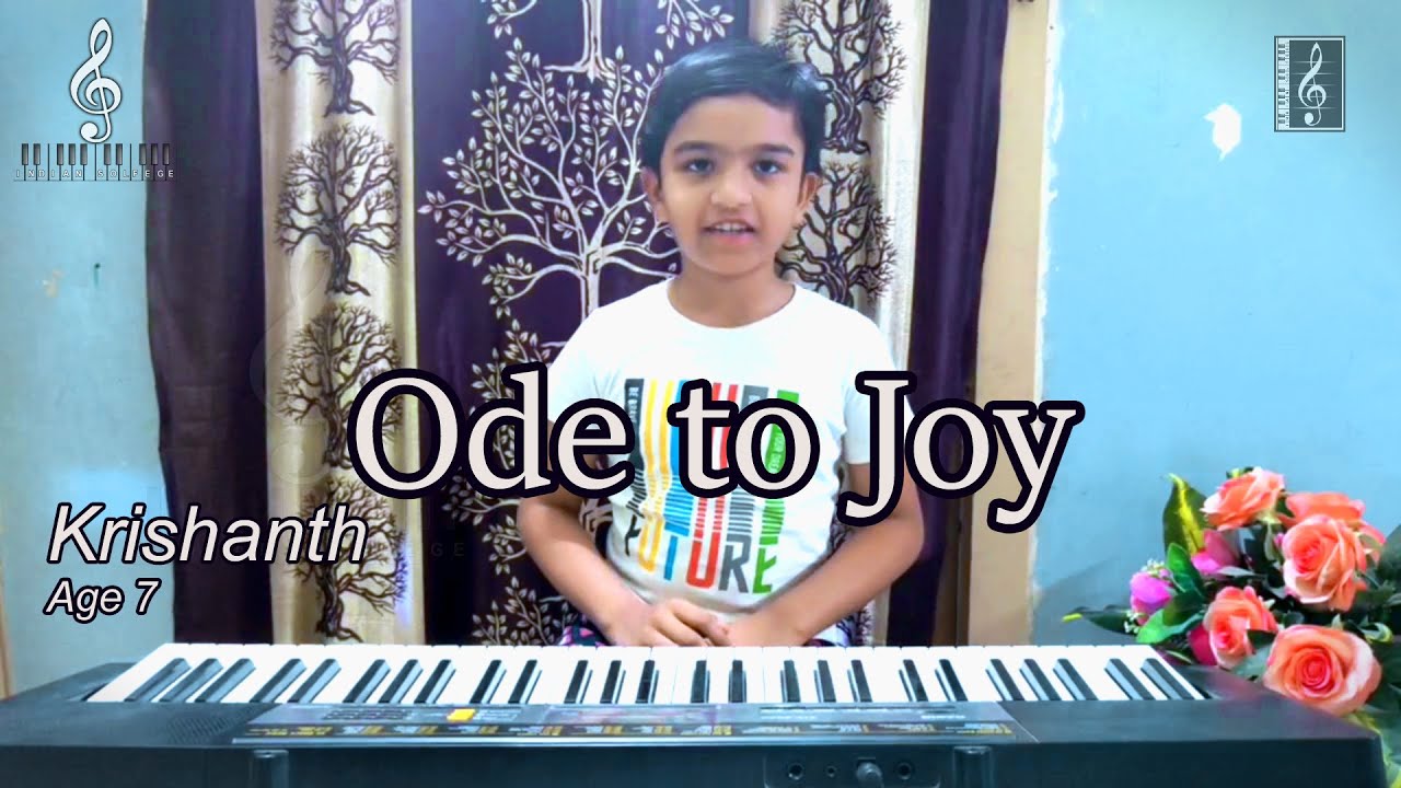 Ode to Joy by Krishanth | Music lessons @IndianSolfege - YouTube