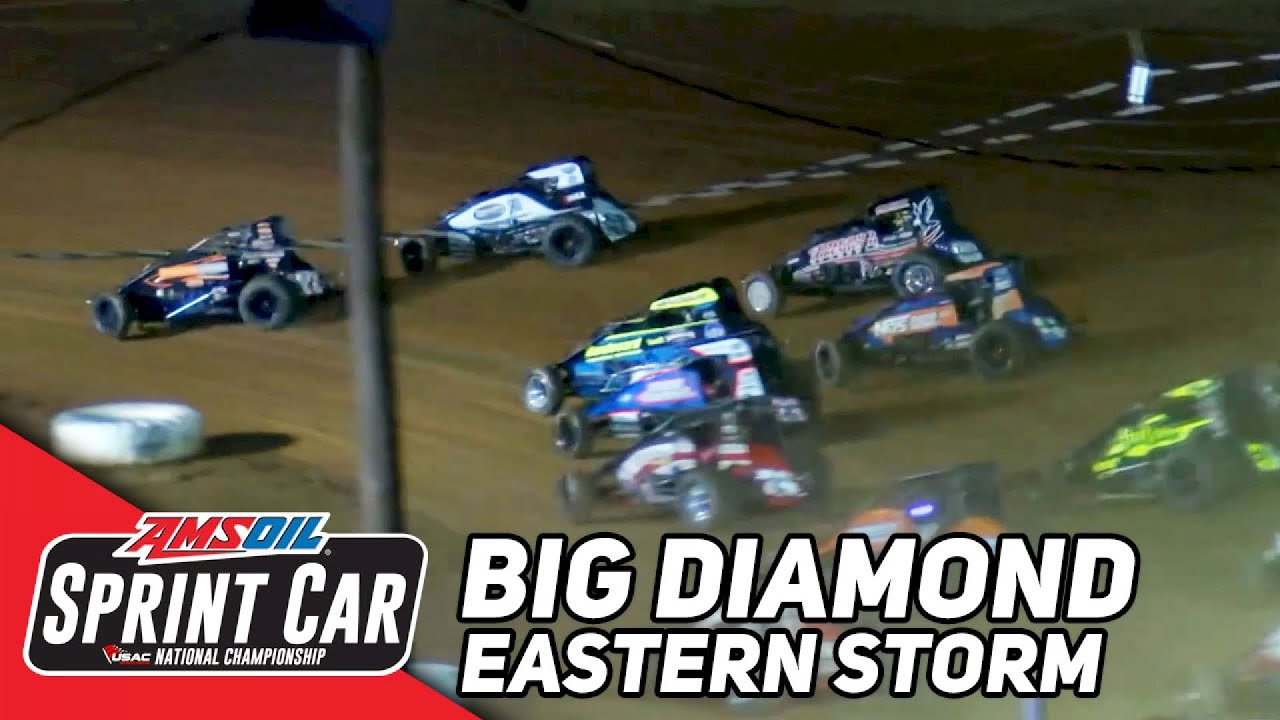 HIGHLIGHTS: USAC AMSOIL National Sprint Cars | Big Diamond Speedway ...