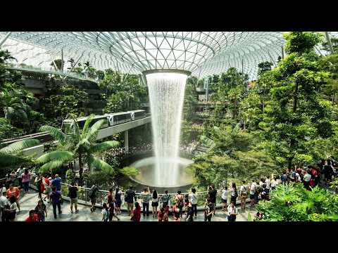 Singapur Changi Havalimanı Turu: Dünyanın En İyi Havalimanı 2026 | Jewel Changi'de Geceleme