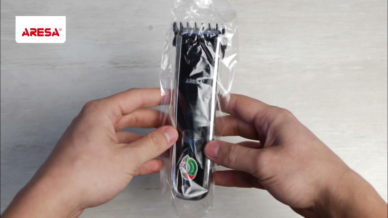 Распаковка машинки для стрижки / Unpacking of hair clipper ARESA AR-1810 - YouTube