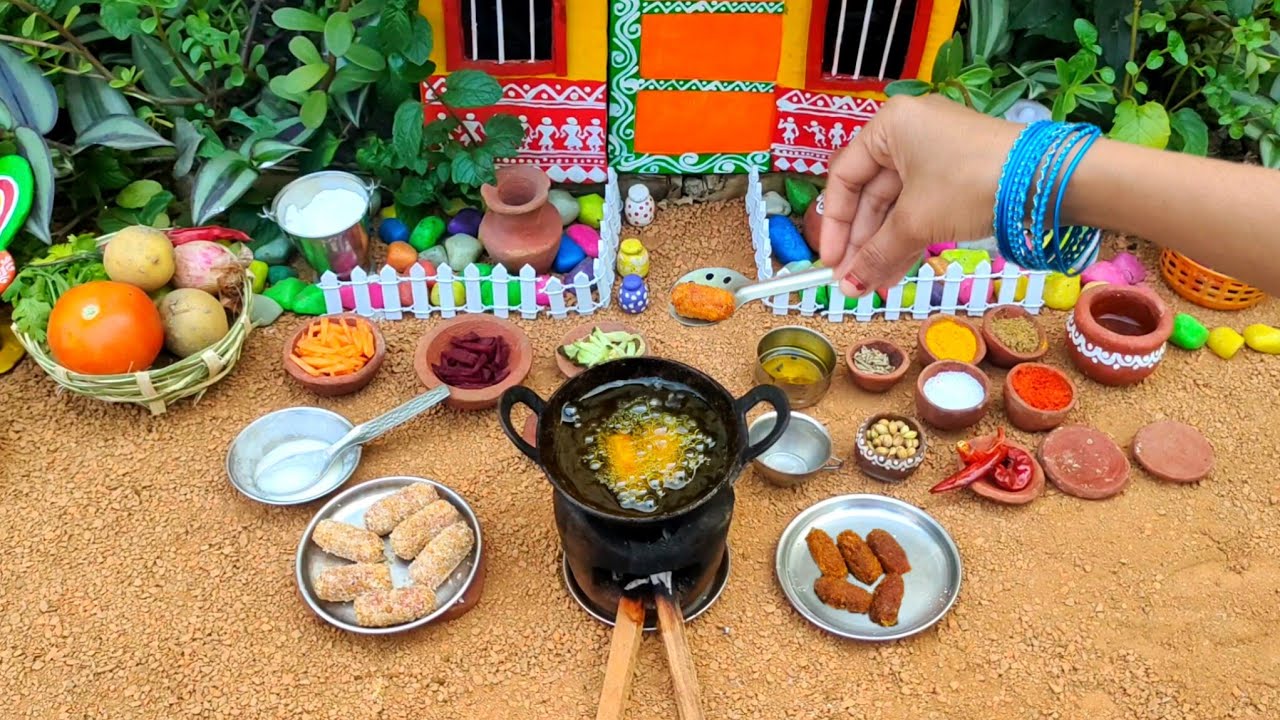 Miniature vegitable chop recipe | street style crispy vegitable chop ...