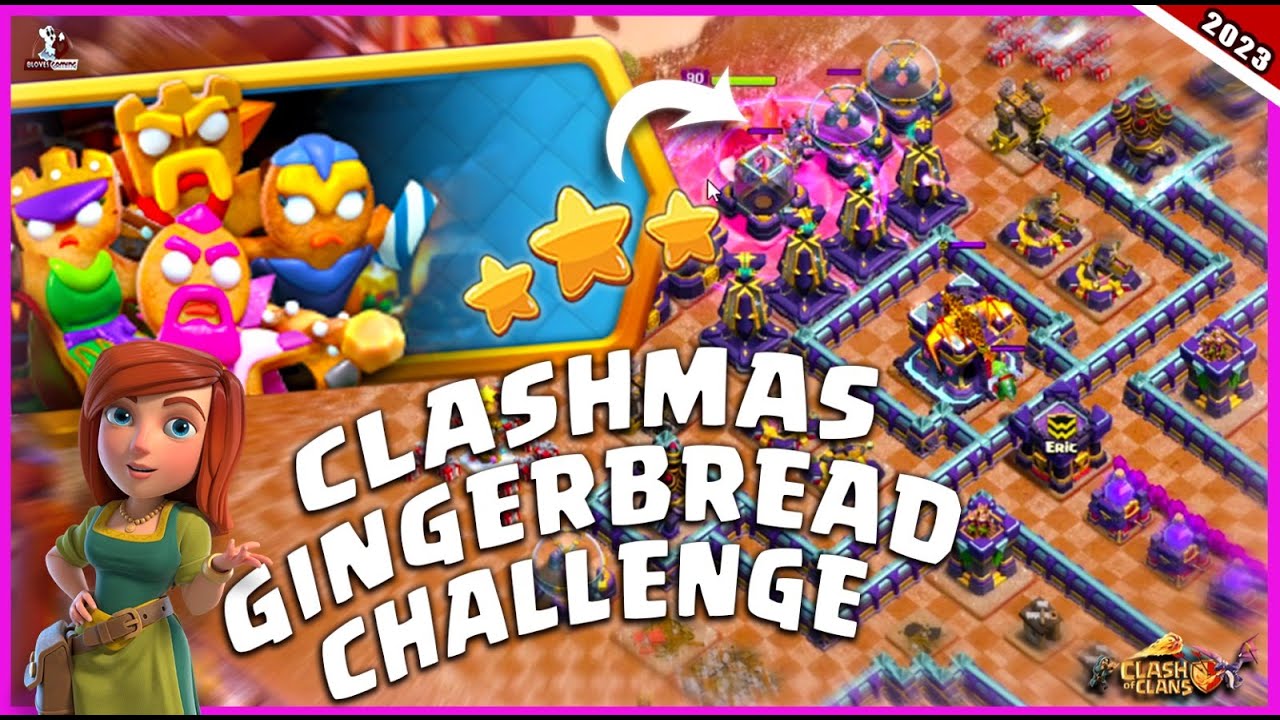 Easily 3 Star Clashmas Gingerbread Challenge (Clash of Clan) | coc new event attacks # ...
