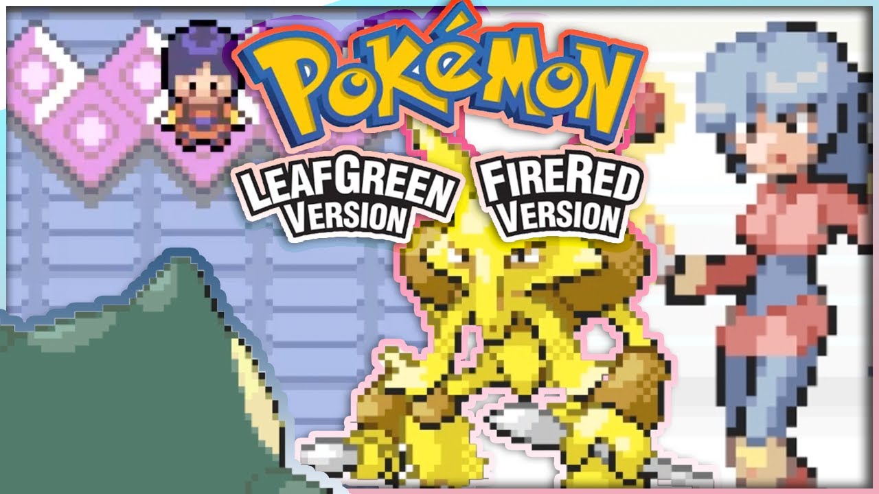 Battle v.s Gym Leader SABRINA - Pokemon FireRed & LeadGreen - YouTube