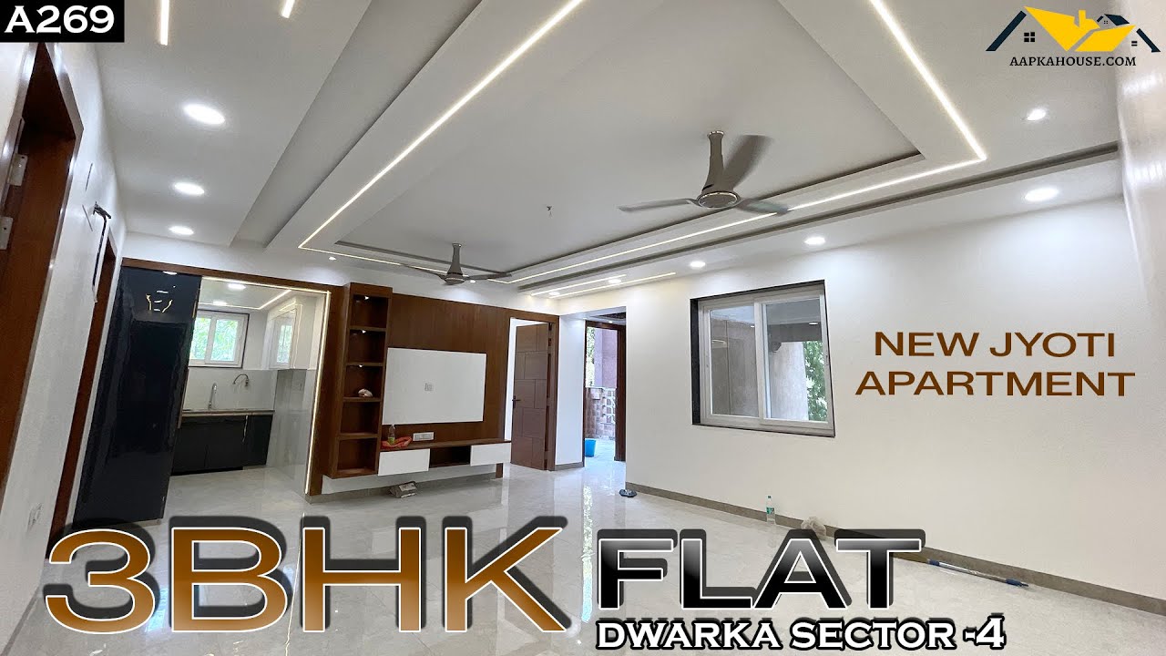 3 BHK Society Flats in Dwarka Sector - 4 #realestate #dwarkaflats - YouTube