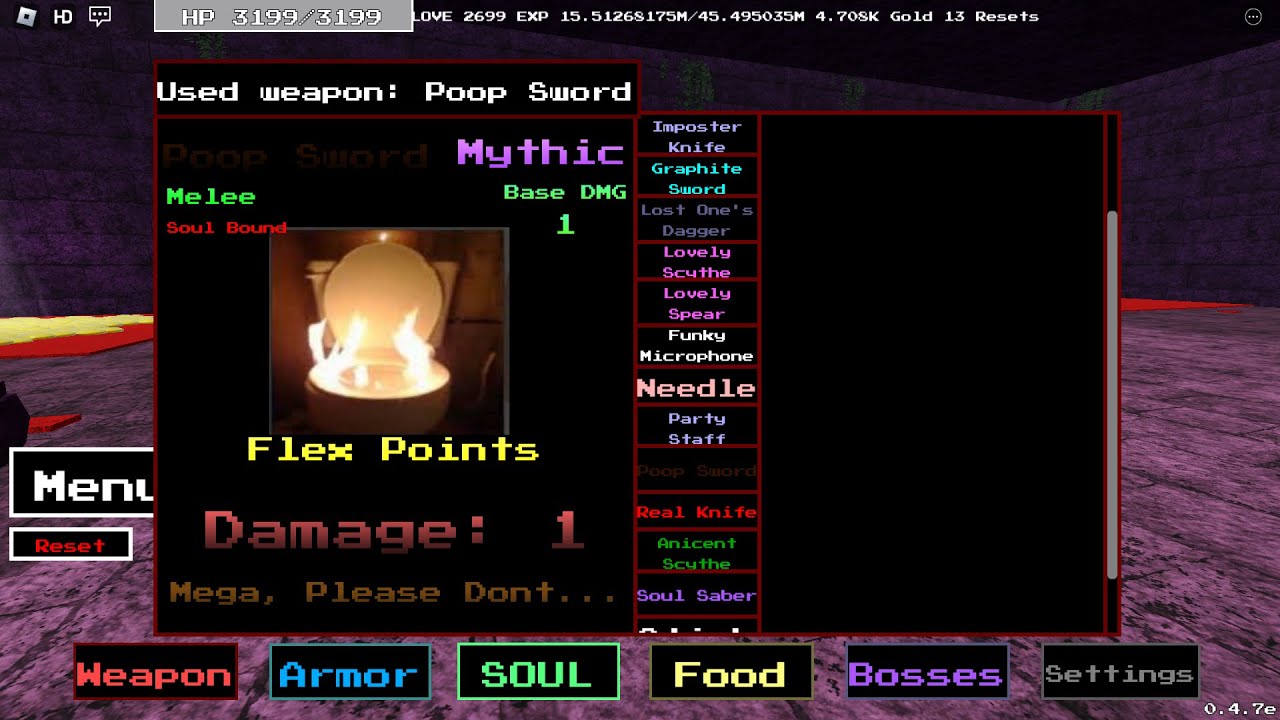 Undertale Rewritten²: Poop Sword obtainment.. - YouTube