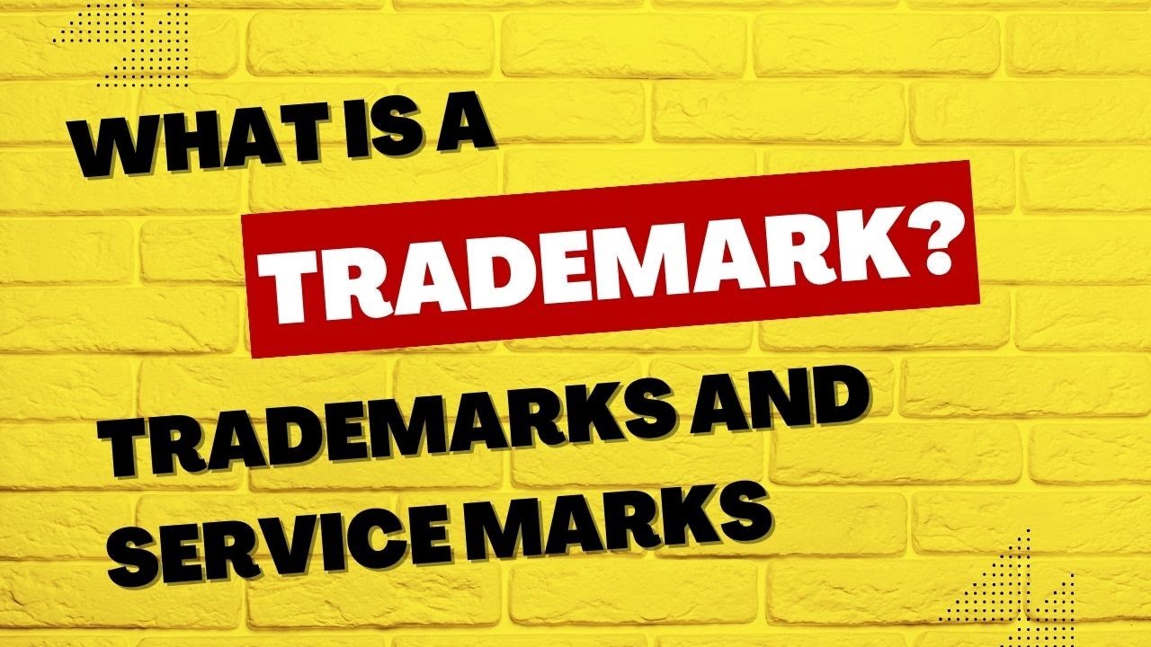 What is a trademark or service mark? - YouTube