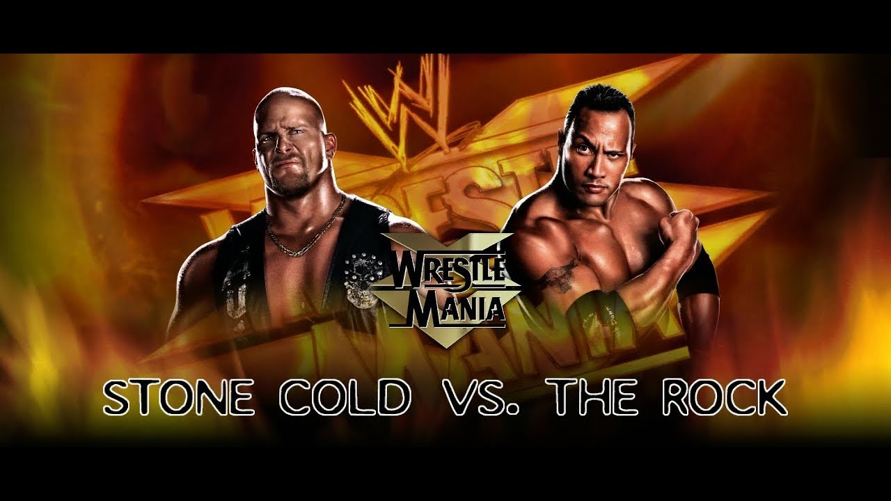 WWE ROCK VS STEVE AUSTIN - WRESTLEMANIA - YouTube