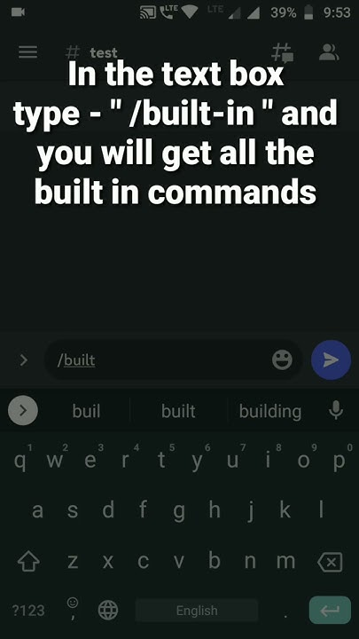 How to use Built-in slash /msg Command in Discord Mobile #roduz #discord #howto #how #use #built ...