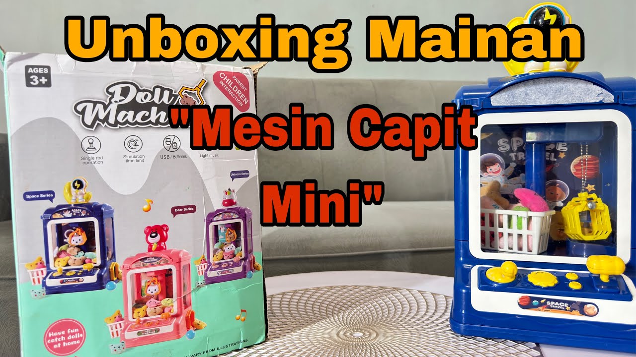 Unboxing Mainan Anak | Mesin Capit Boneka Mini - YouTube