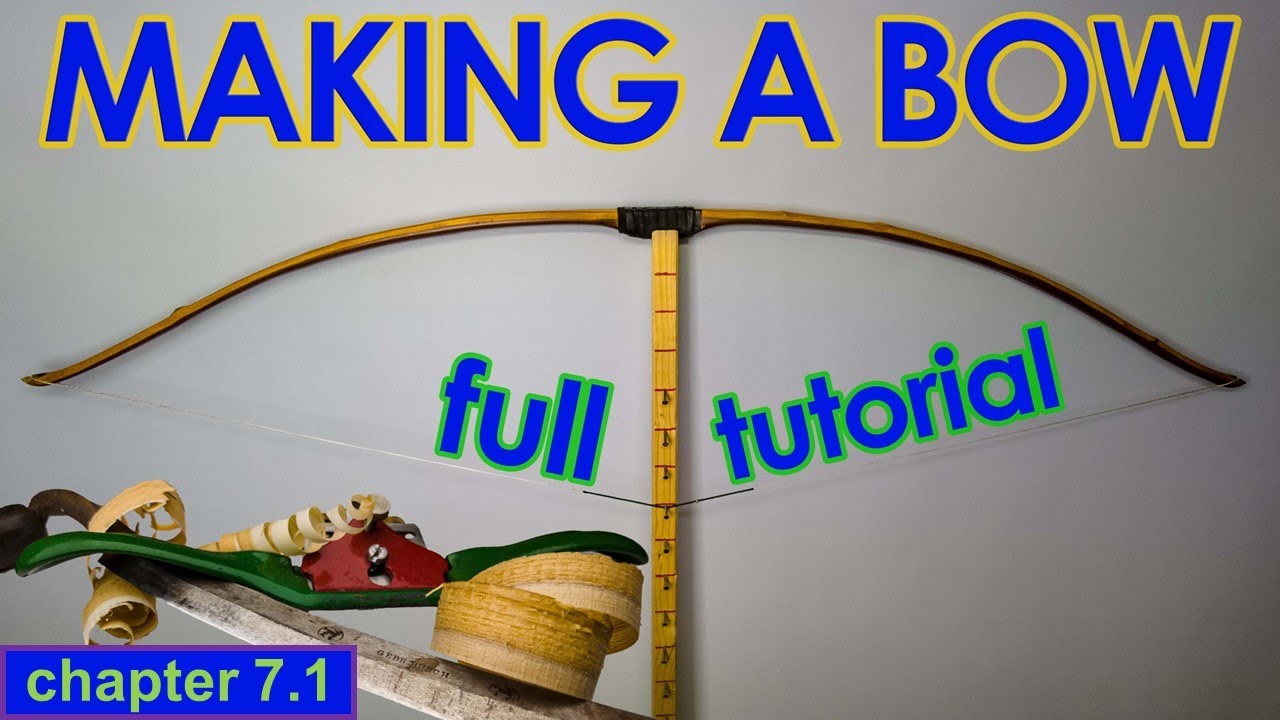 Making a bow - Full step by step tutorial - Chapter VII - Part 1 - YouTube