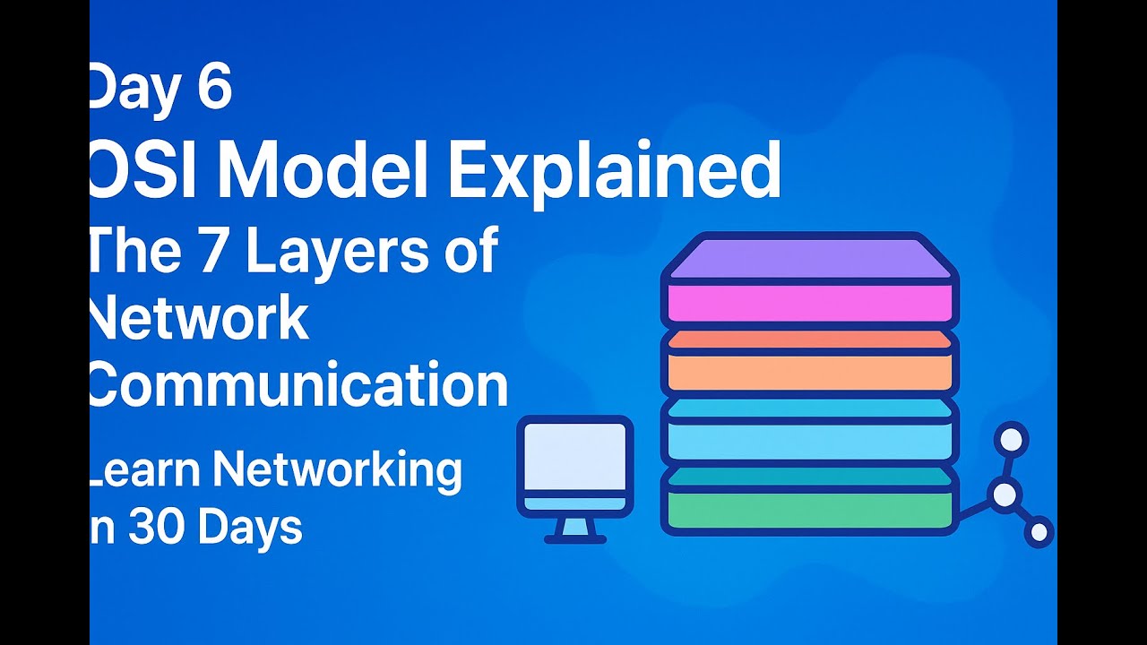 Day 6 – OSI Model Explained | The 7 Layers of Network Communication ...