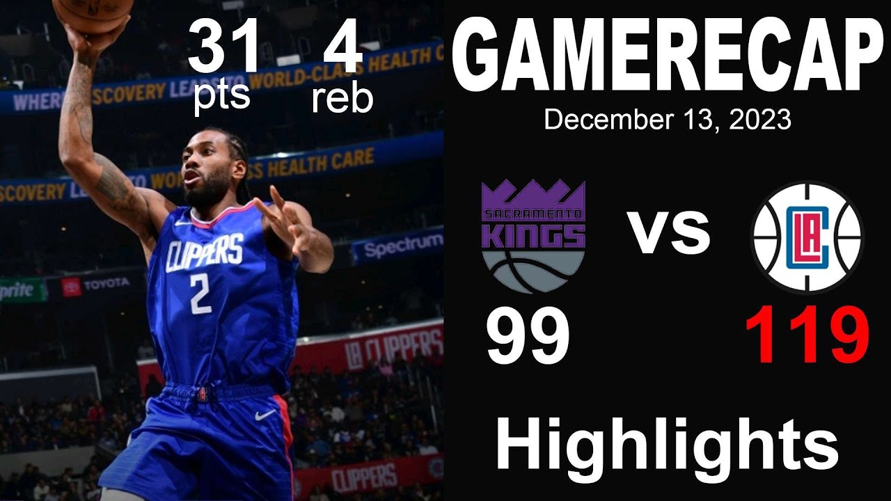 BEST PLAY / HIGHLIGHTS From CLIPPERS I DEC. 13, 2023 - YouTube