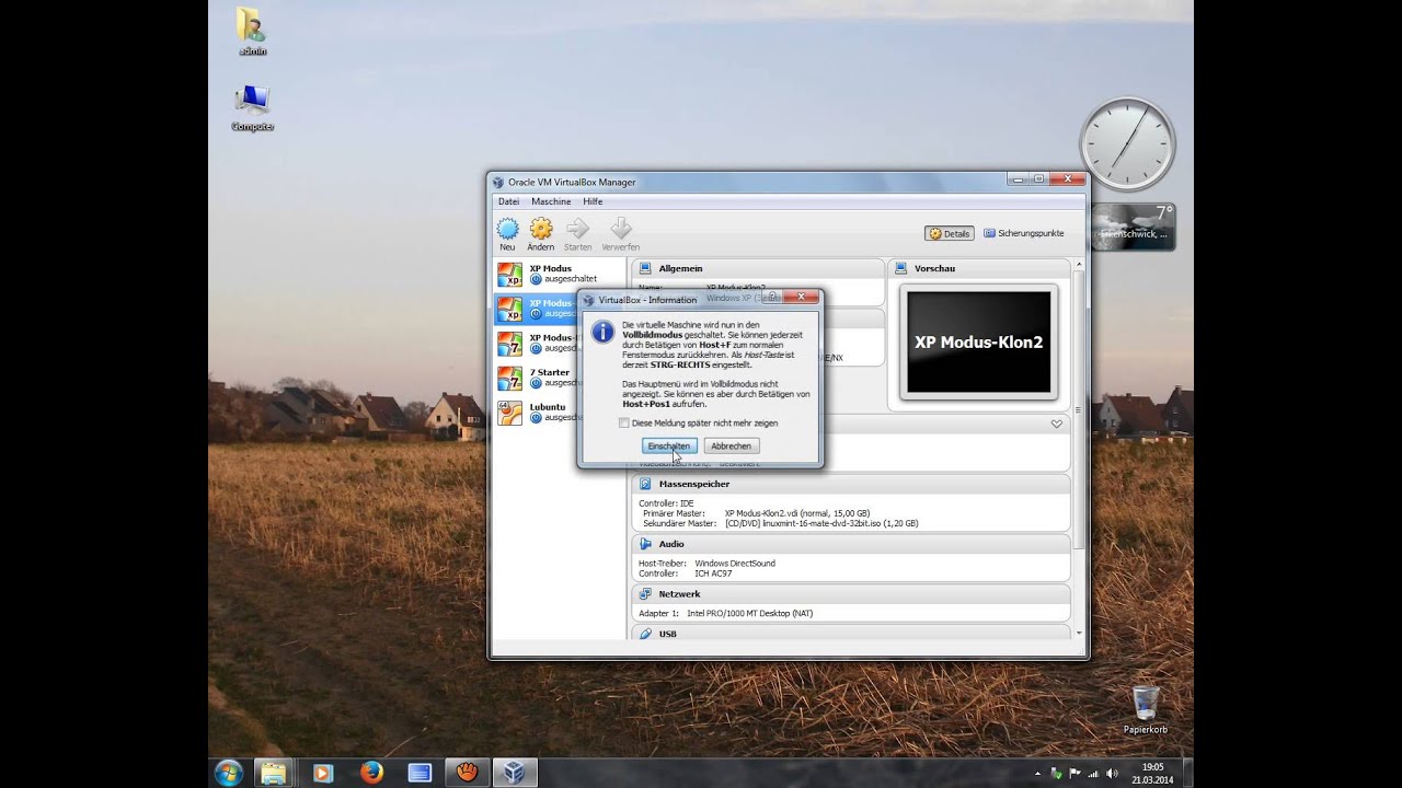 Windows XP auf Linux Mint Upgraden - YouTube
