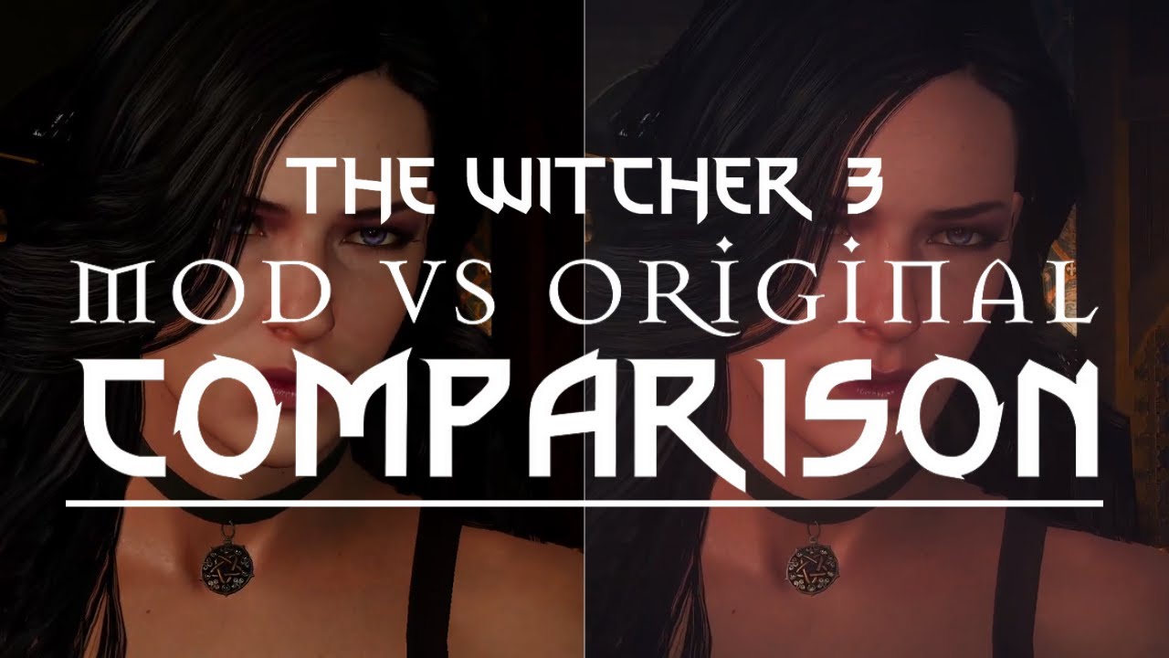 The Witcher 3 Modded vs Vanilla: Visual Comparison 02 (Classic 1.32 ...