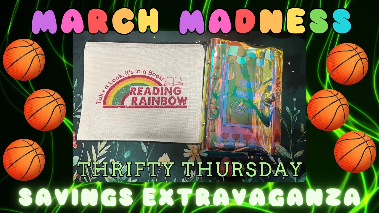 🏀 March Madness! 🏀 Week 2 of Thrifty Thursdays, Saving by Color for my ...