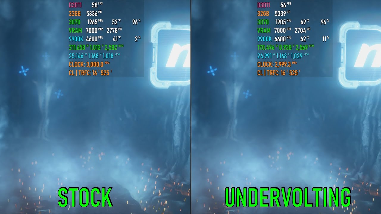 Asus Dual RTX 3070: Stock vs Undervolting ( 0.937mV-1915MHz ) - YouTube