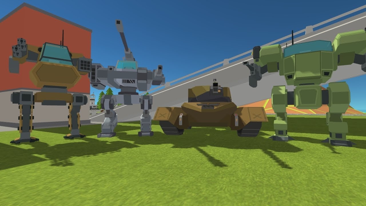 Megatron Tank Vs Mega Robots|Comparison|Vechiles|Simple Sandbox 2 - YouTube