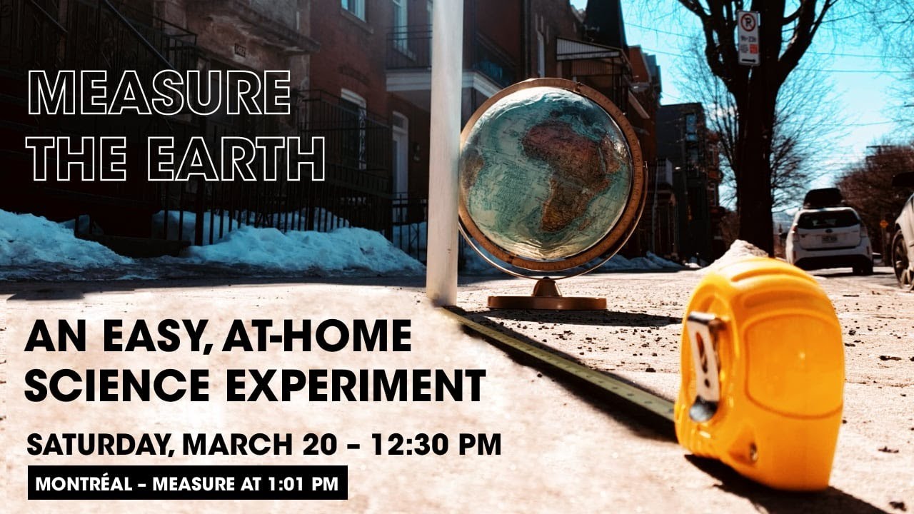 Measure the Earth: An Easy, At-Home Science Experiment - YouTube