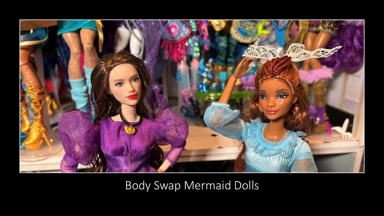 Ariel DOLL BODY SWAP with New Hiking BARBIE - YouTube