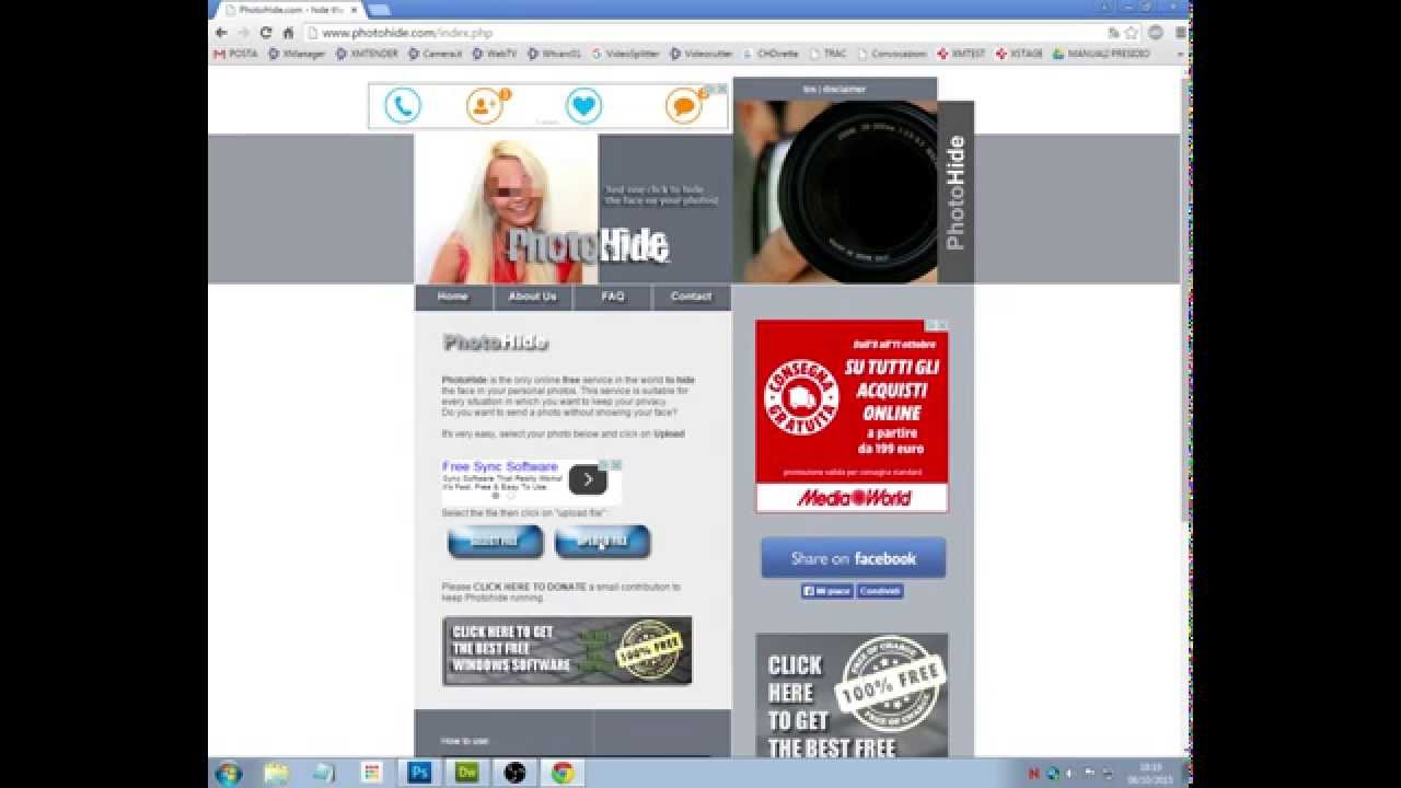 Photohide.com howto - YouTube