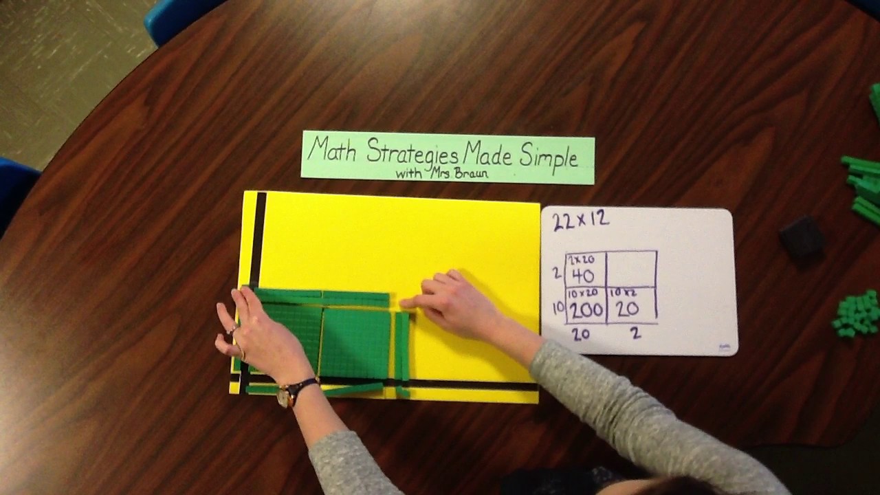 Strategy For Multiplication With Concrete Models YouTube Strategy For Multiplication With Concrete Models YouTube
