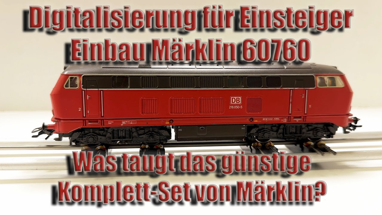 Digitalisierung für Einsteiger, Einbau des Umrüst-Set 60760 / was taugt ...