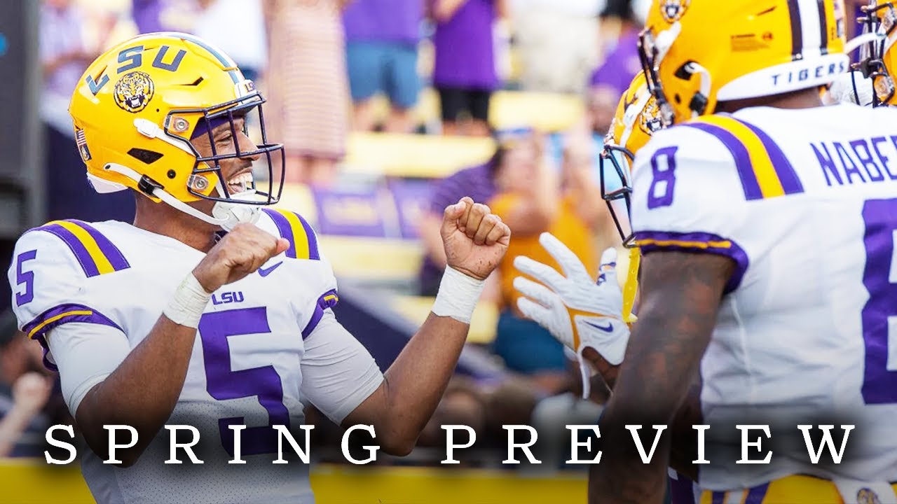QB Battle at LSU? | New Faces to Watch at WR | Spring Preview Pt. 1 ...