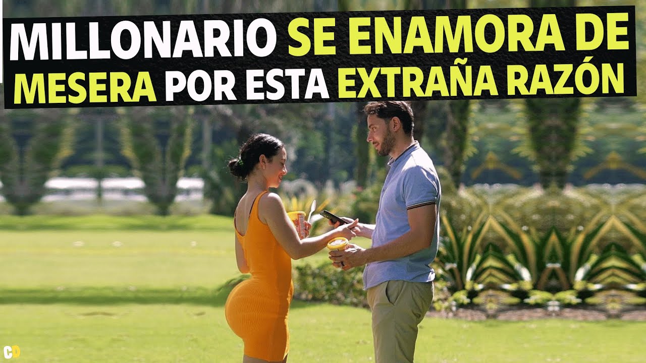Millonario se enamora de mesera por esta extraña razón. - YouTube