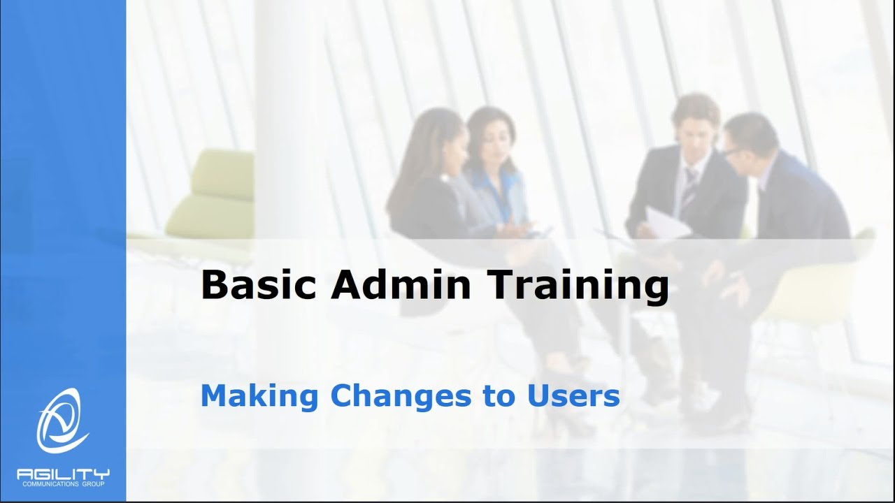 AgilityCG Tech Tip: Basic Avaya IP Office Web Manager Admin Training ...