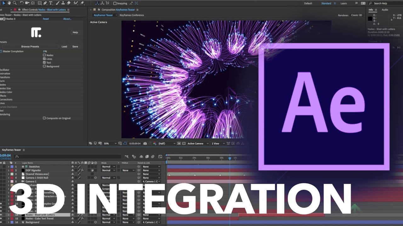 3D Integration - how to use 3D integration in After Effects - YouTube