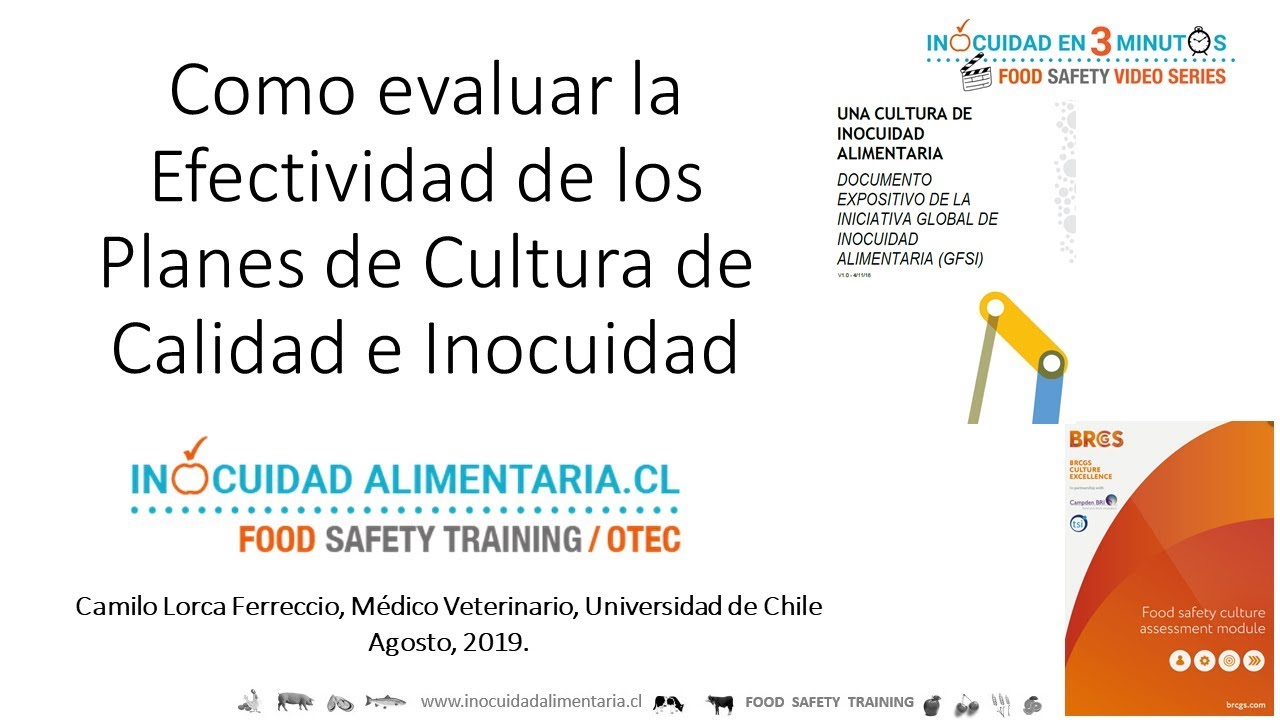 Cultura de Inocuidad - ¿Cómo Evaluarla? - YouTube