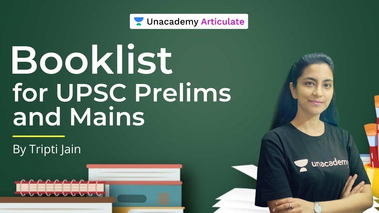 Booklist for UPSC Prelims and Mains | By Tripti Jain - YouTube