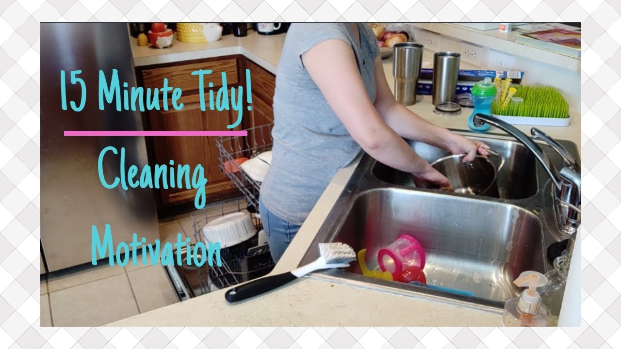 15 Minute Tidy || Cleaning Motivation || Clean With Me - YouTube
