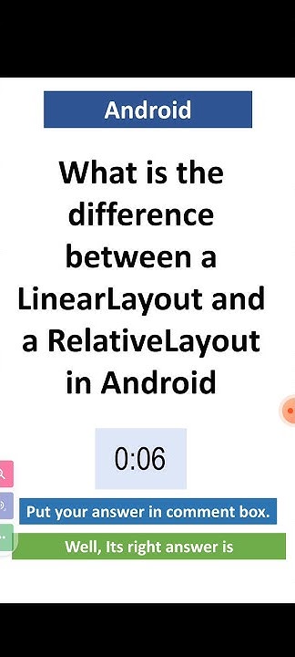 Linear and Relative Layout in Android | Best Java Training Institute ...