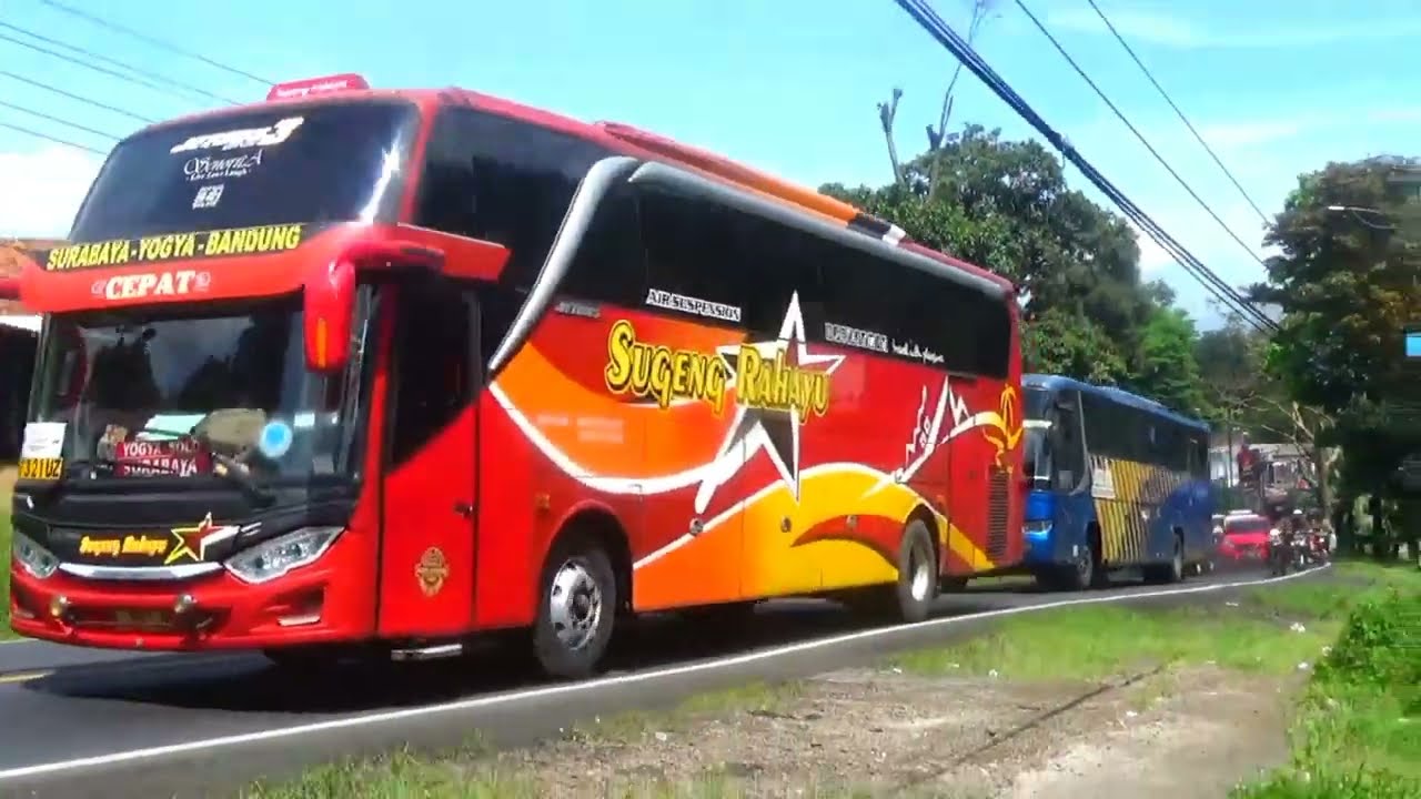 Konvoi para suhu di jalur selatan, bus budiman bus primajasa bus do'a ...