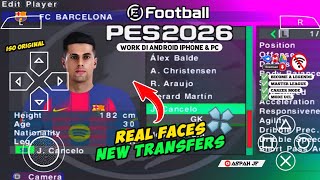 US Efootball Pes 2026 Ppsspp Iso No Texture No Save Data New Kits 25 ...