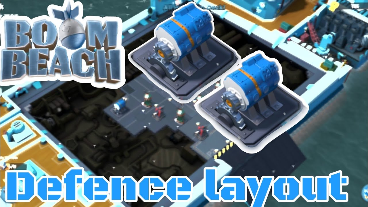 Best 2 engine defence layout @boombeach - YouTube