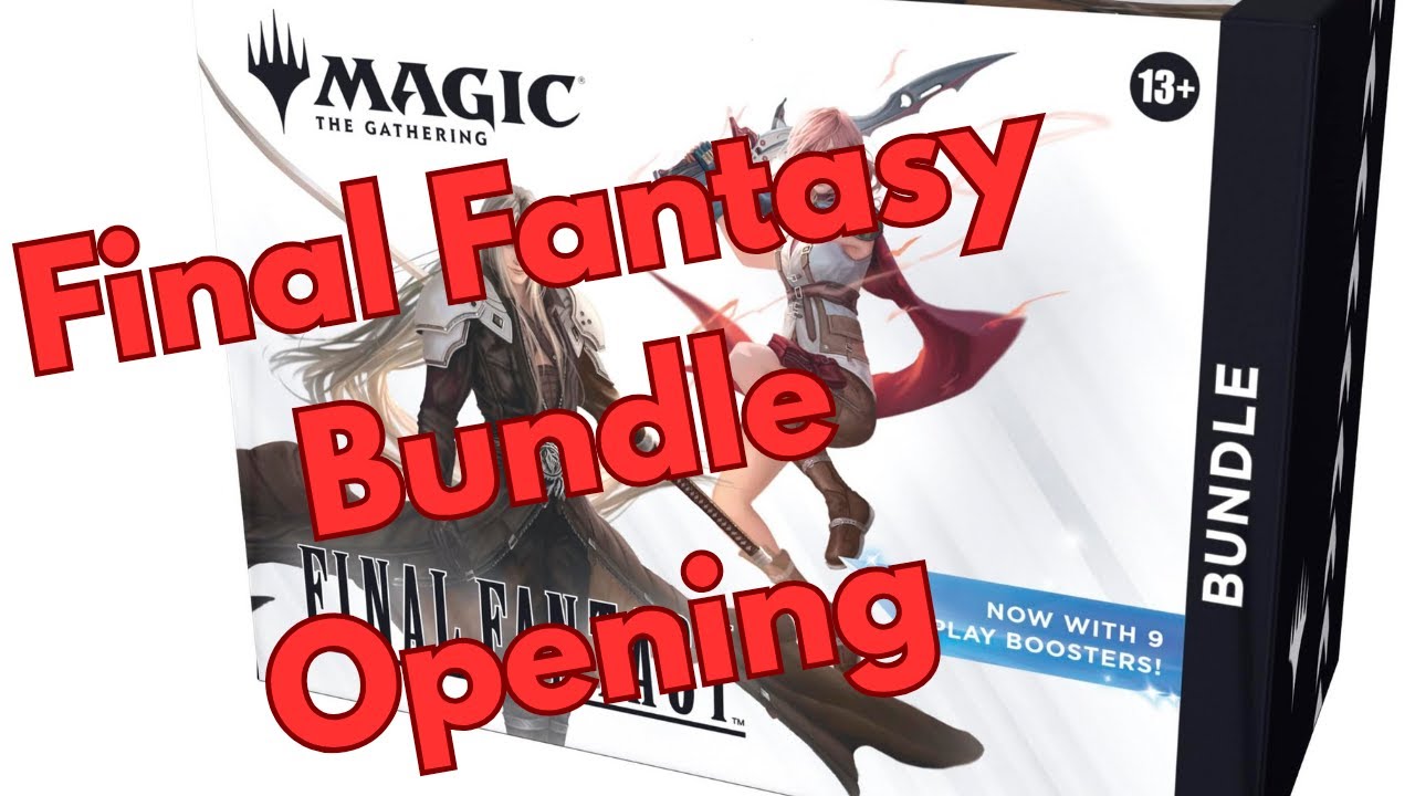 Final Fantasy Bundle Opening - YouTube