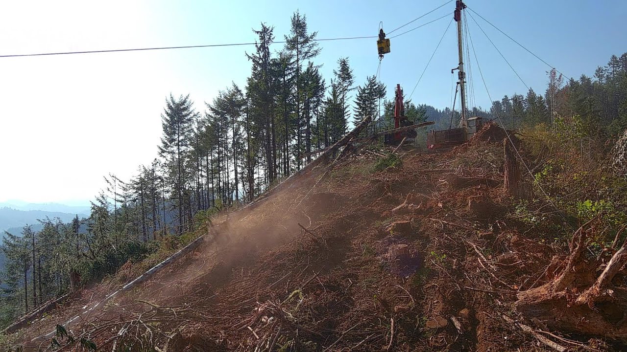 2024 Logging Dunn Ridge, Pacific Northwest Oregon. part 3 - YouTube