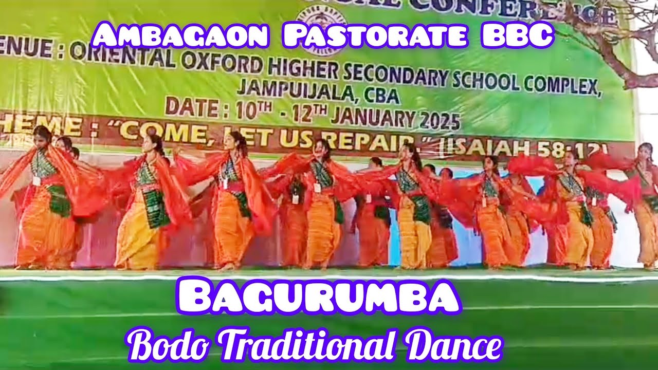 Bagurumba, Bodo Traditional Dance, Ambagaon Pastorate BBC,at Tripura ...