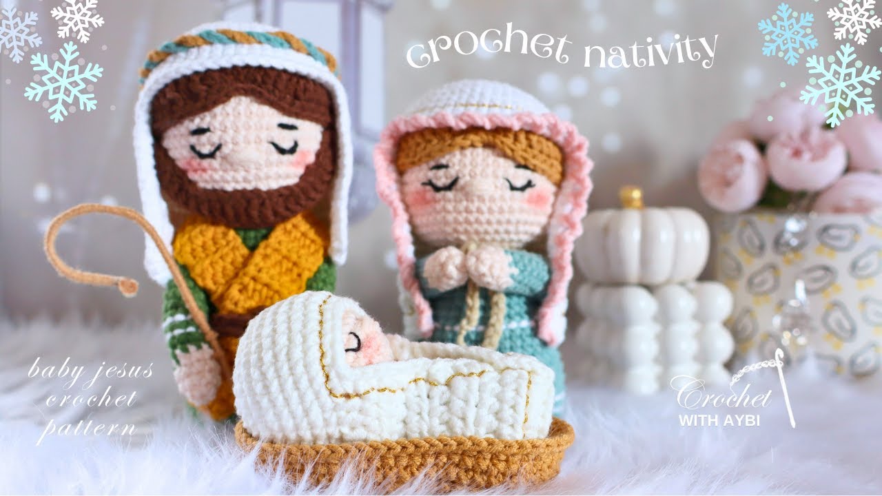 Baby Jesus Crochet Part 2 | 🇺🇲🇪🇦 Sub | Free Crochet Pattern | Natividad ...