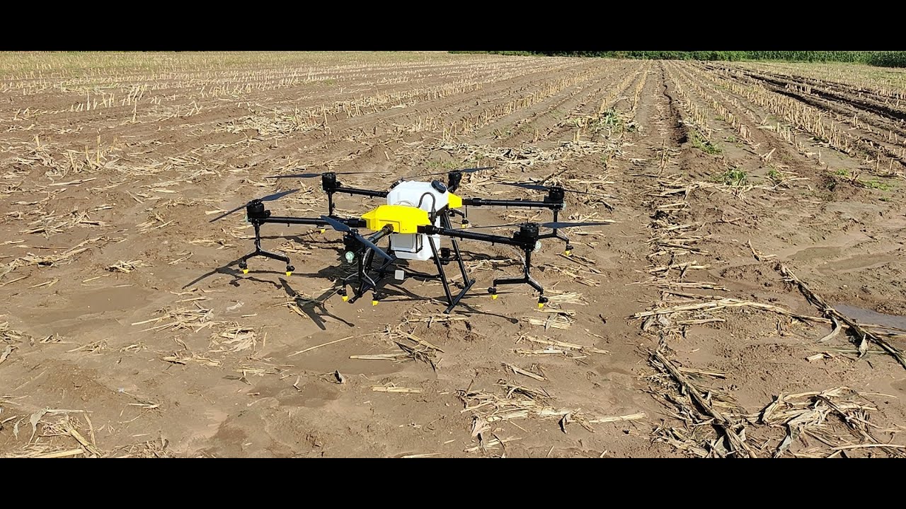16 liters quick charge aerial spraying drone, pellet spreader for wheat ...