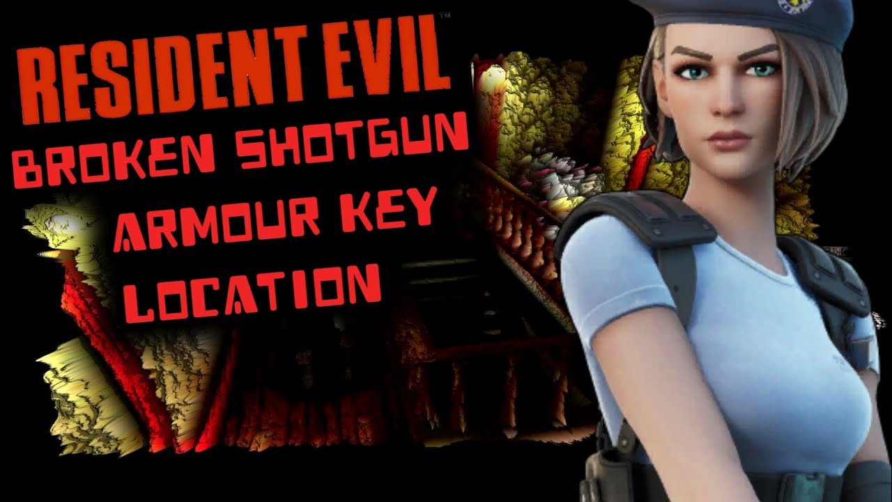 Resident Evil PS1 Classics [Armour Key/Broken Shotgun Location] - YouTube