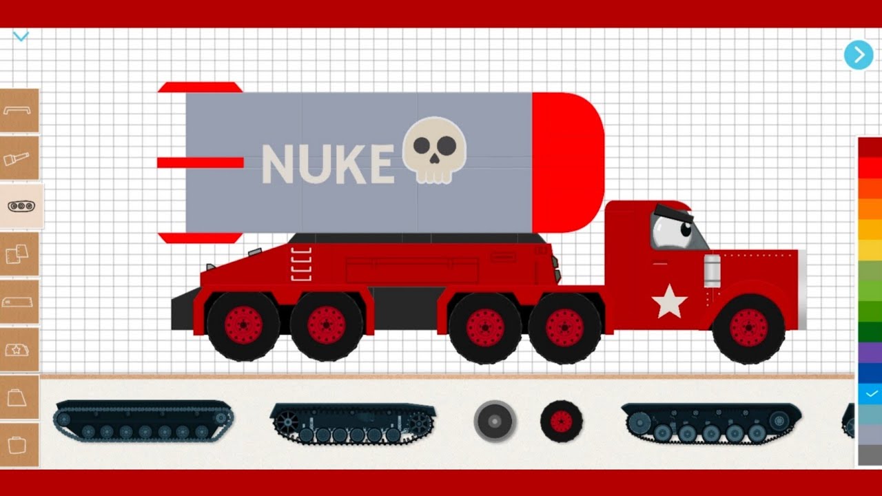 Labo Tank-Military | Red NUKE Launcher Truck - YouTube