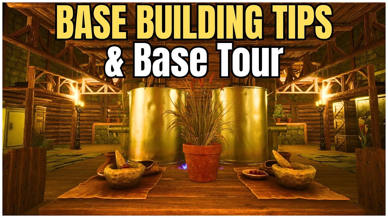 Ark Building Tips & Base Tour: The Island - YouTube