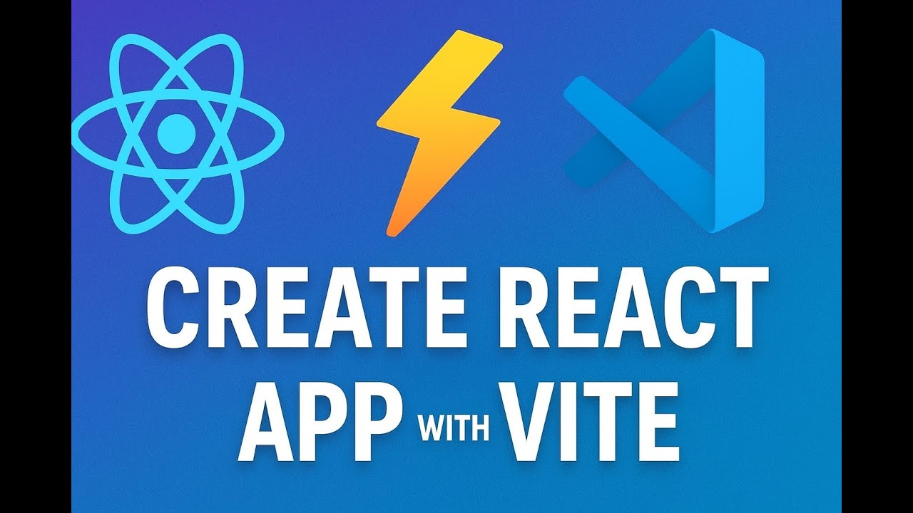 Create React App with Vite | Faster, Modern Setup in VS Code - YouTube